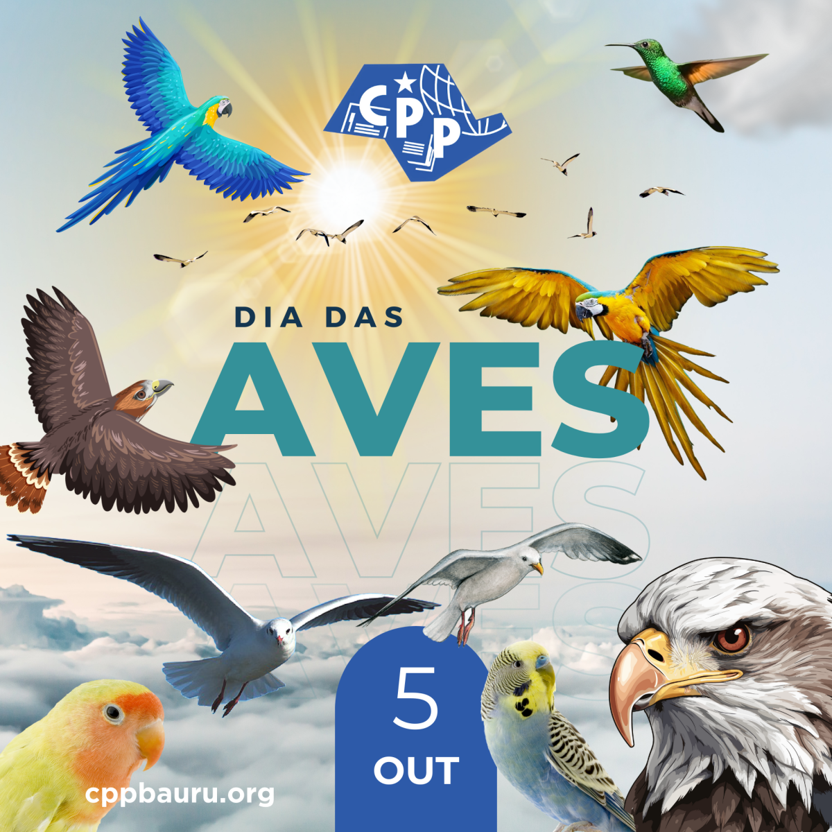 Dia das Aves 🔔 5 de Outubro – CPP BAURU
